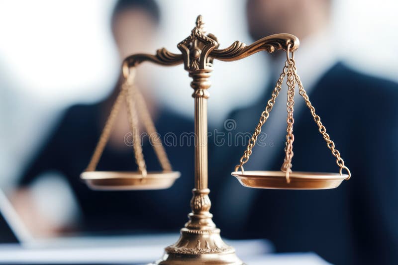 Golden Balance Scale Symbolizing Justice and Equality in Corporate ...