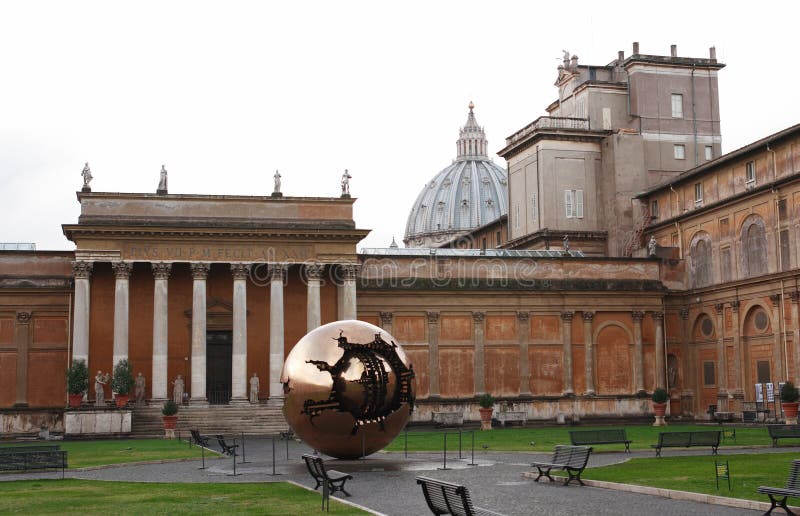 Golden Ball in Vatican editorial image. Image of heritage - 22972910