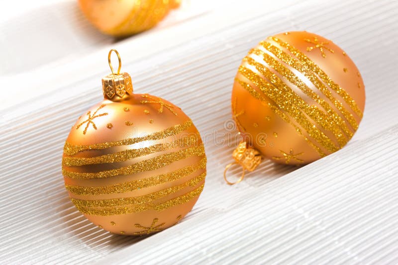 Golden balls stock image. Image of yellow, ball, sphere - 12159815