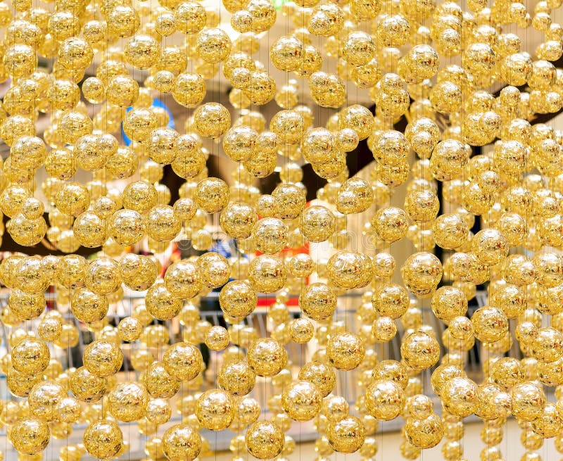 Golden balls at Christmas stock photo. Image of color - 32471978