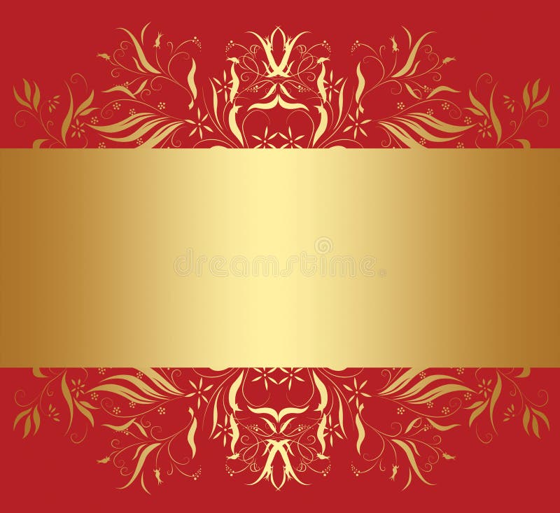 Golden banner stock illustration. Illustration of graphic - 9499364