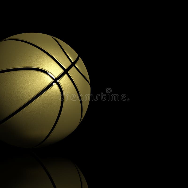 Golden basketball stock illustration. Illustration of tournament - 42780568