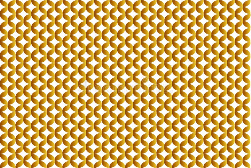 Golden Batik Background on White Background 2 Stock Vector ...