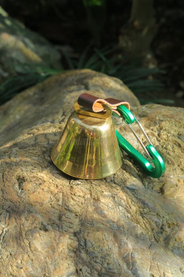 A golden bear bell stock photo. Image of adventure, ring - 231841024