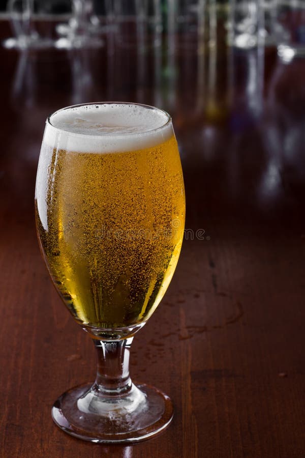 Golden beer stock photo. Image of alcohol, glassware - 29507264