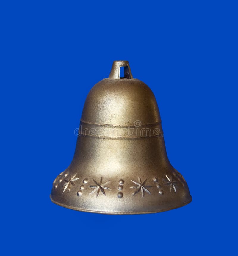 Golden bell stock image. Image of design, empty, gold - 11866867