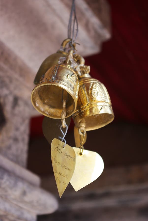 Golden bell stock photo. Image of thailand, temple, northward - 14321030