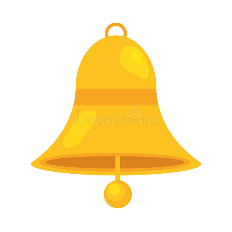 Golden Bell Hanging Antique Design Stock Vector - Illustration of ...