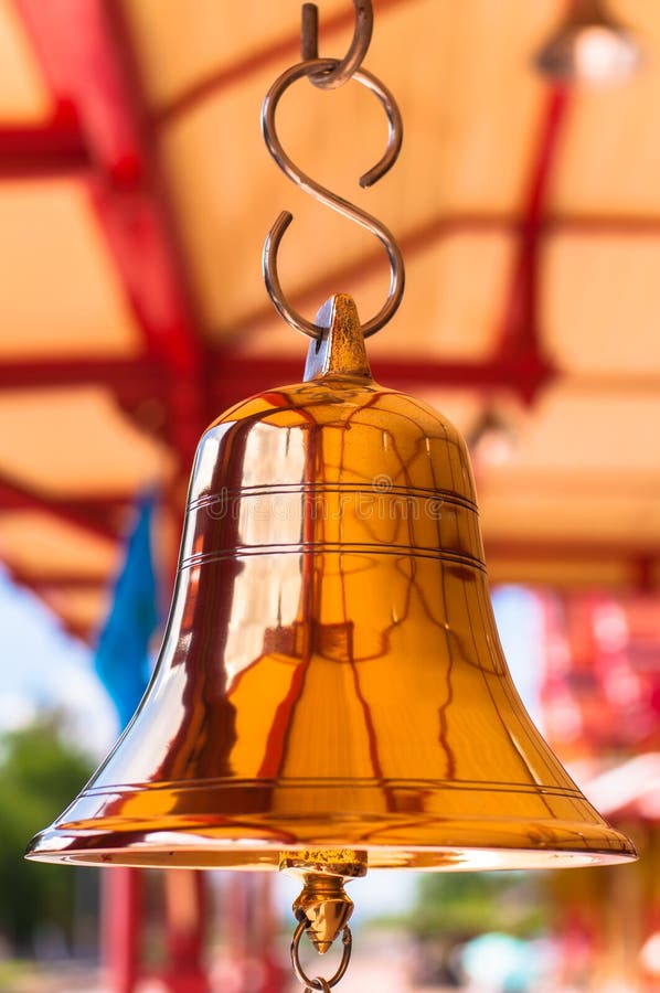 Golden bell stock image. Image of depart, outdoor, rural - 30879041