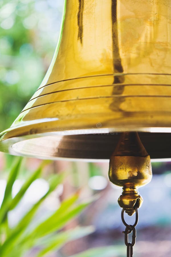 Golden bell stock photo. Image of fashioned, antique - 75408646