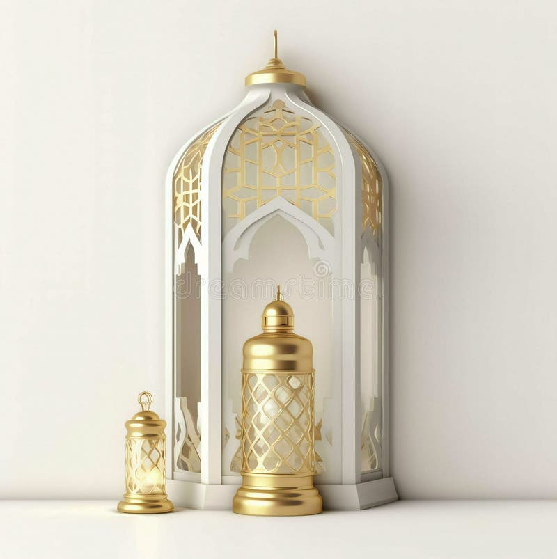 Golden Bell on a White Golden Buddha in Temple Golden Bell in Temple ...