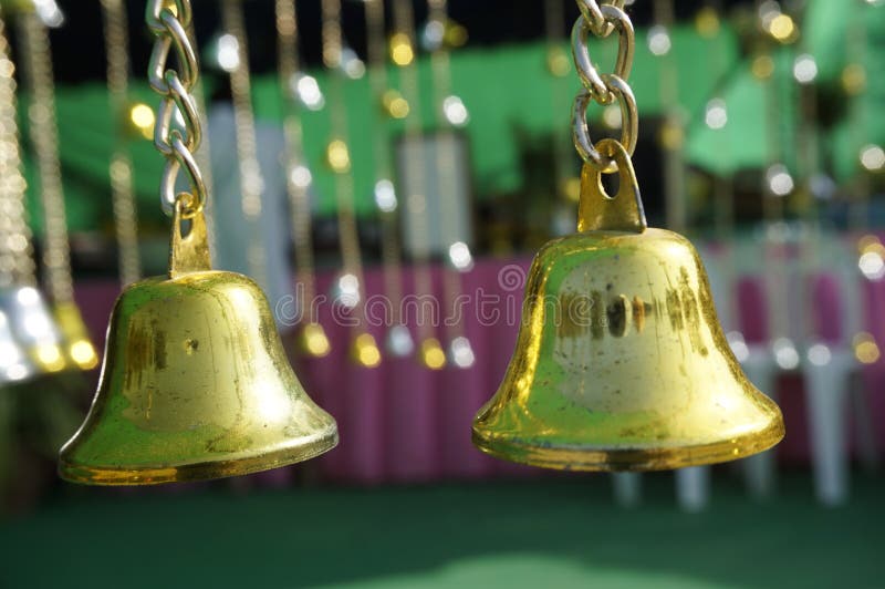Golden bells stock photo. Image of bells, golden, beautiful - 88383930
