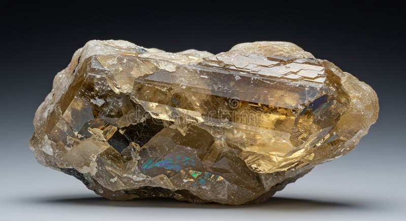 Golden Beryl Crystal with a Rectangular, Elongated Form and Transparent ...