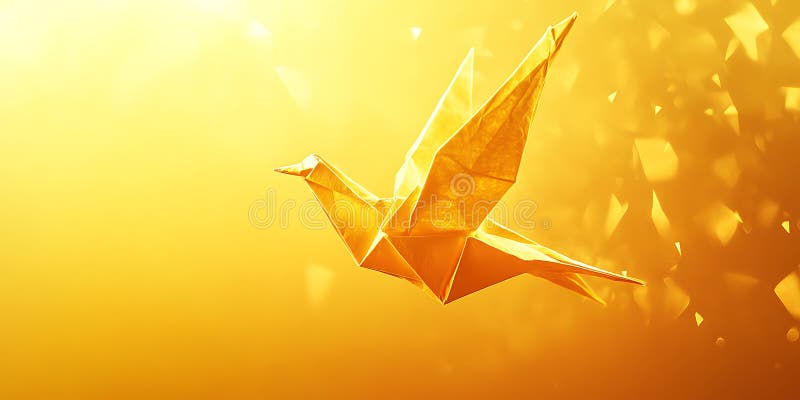 Golden Bird Flight Sunrise Fantasy Art Stock Photos - Free & Royalty ...