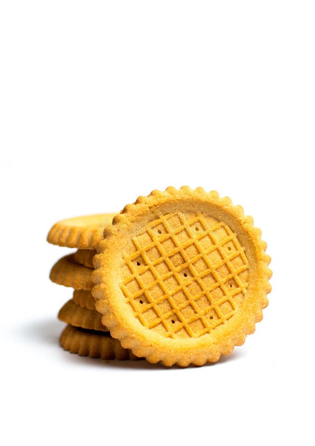 Golden Biscuits with Gold Dust. a Vein of Gold Flows from a Golden Cup ...