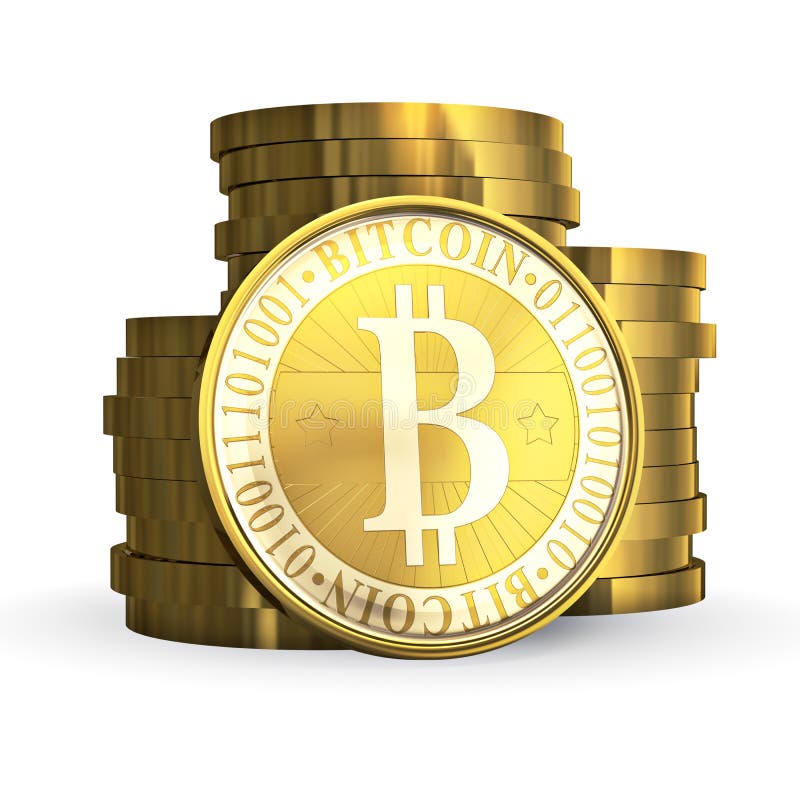 Vector Bitcoin stock vector. Illustration of icon, internet - 35514824