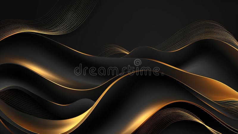 Golden Black Award Background. Waves Luxury Graphics. Generative Ai ... Golden Black Award Background. Waves Luxury Graphics. Generative Ai ...
