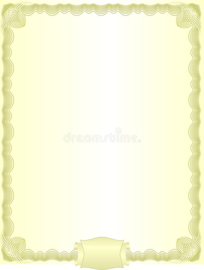 Golden blank stock vector. Illustration of beauty, award - 2519732