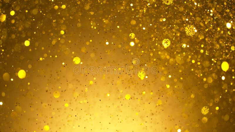 Golden Blur Glittering Background Stock Illustration - Illustration of ...