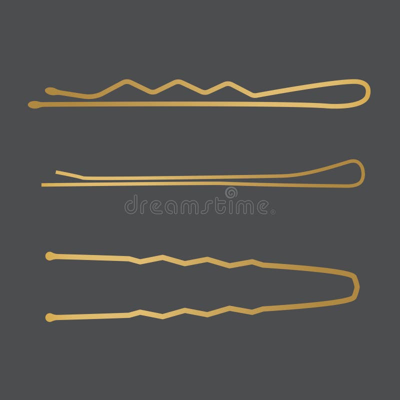 Bobby Pin Stock Illustrations – 540 Bobby Pin Stock Illustrations ...