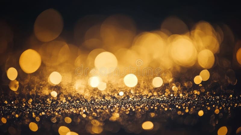 Golden Bokeh Background for Festive and Elegant Designs Stock ...