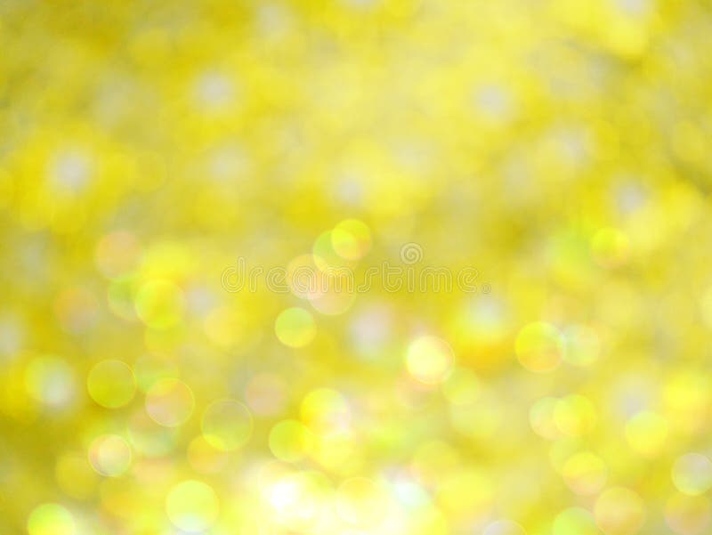 The Golden Bokeh Has a Little Bit of Light Stock Image - Image of ...