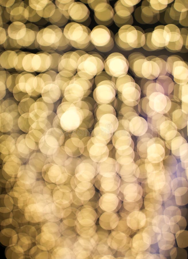 Golden Bokeh from Lanterns at Night Stock Photo - Image of holiday ...