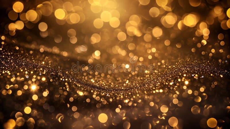 Golden Bokeh Light Texture stock photo. Image of christmas - 312346566