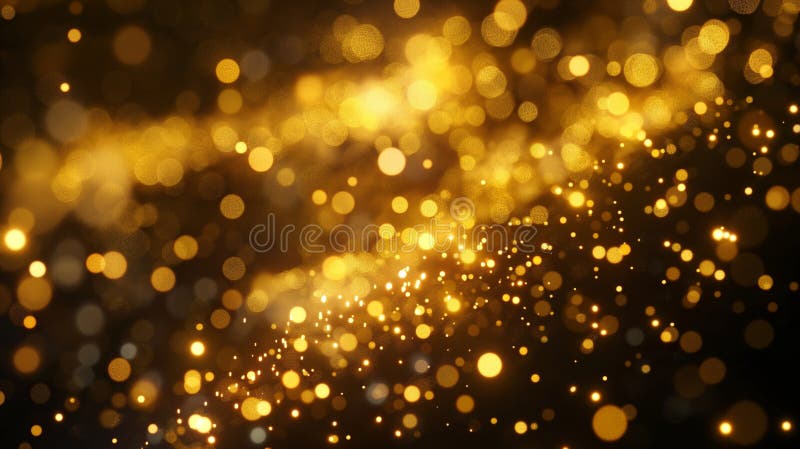 Golden Bokeh Lights Background Stock Image - Image of soft, glow: 312355945