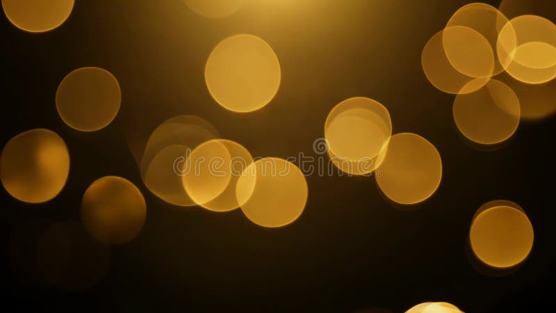Golden Bokeh Lights with a Soft, Warm Glow Creating an Abstract and ...