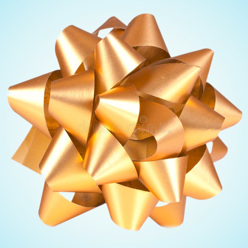 Golden bow stock image. Image of festive, holiday, birthday - 20756125