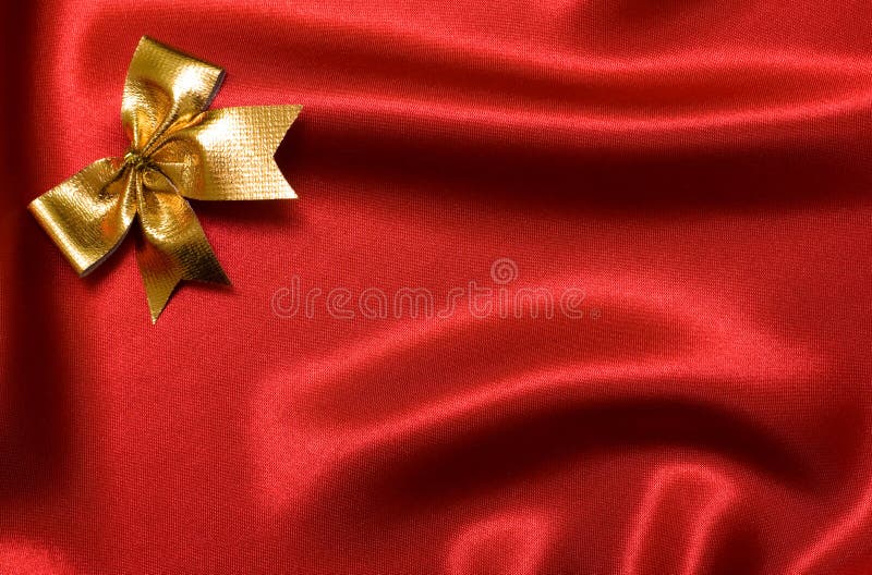 Golden bow stock image. Image of birthday, metallic, design - 11964637