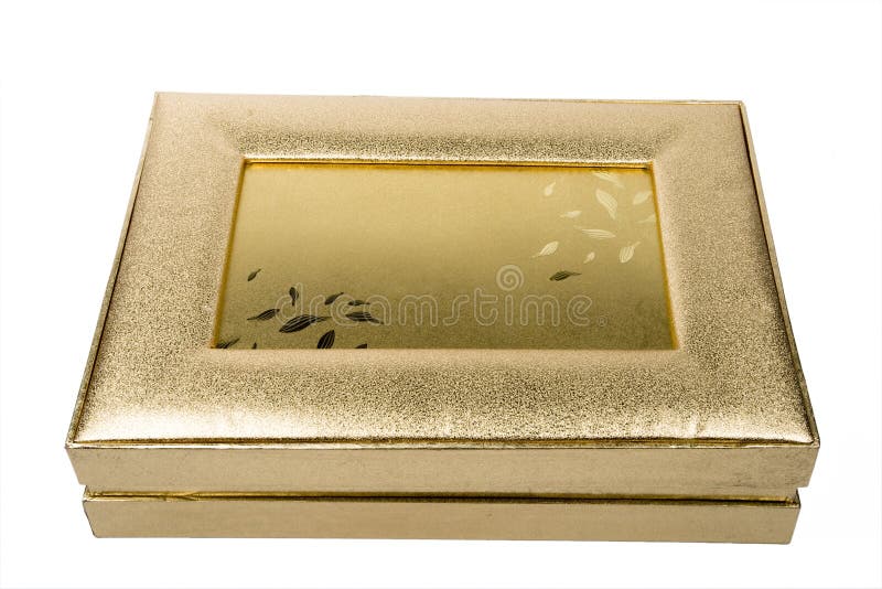 Golden box stock photo. Image of christmas, ornate, shiny - 10976396