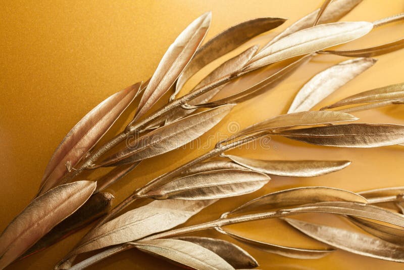 Golden branches stock photo. Image of symbol, precious - 39719248