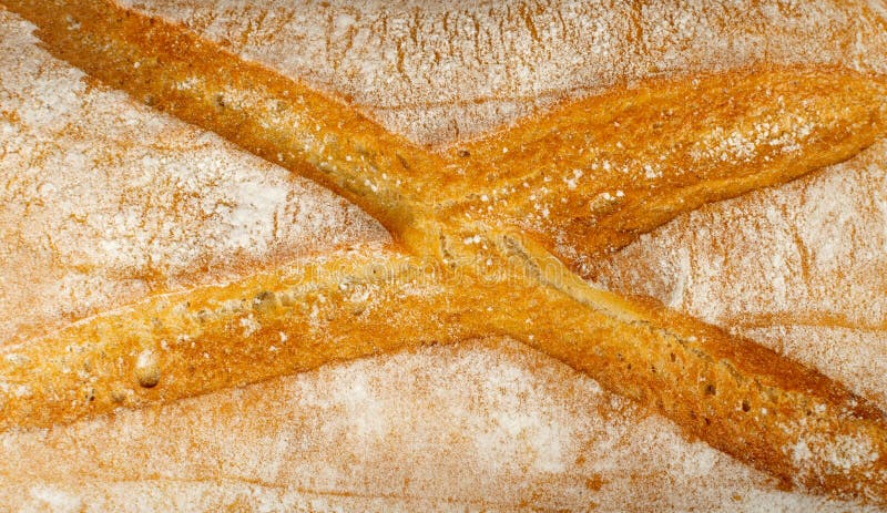 Golden Bread Crust Texture Background Stock Photo - Image of golden ...