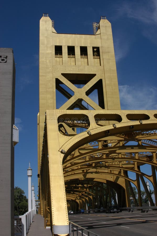 Golden Bridge stock image. Image of gold, bridge, steel - 953955