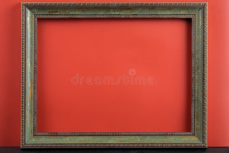 Golden or Bronze Metallic Photo Frames Stock Photo - Image of craft ...