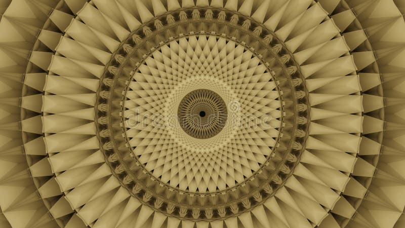 Golden Brown Art Deco Circular Background Texture with Accurate Light ...