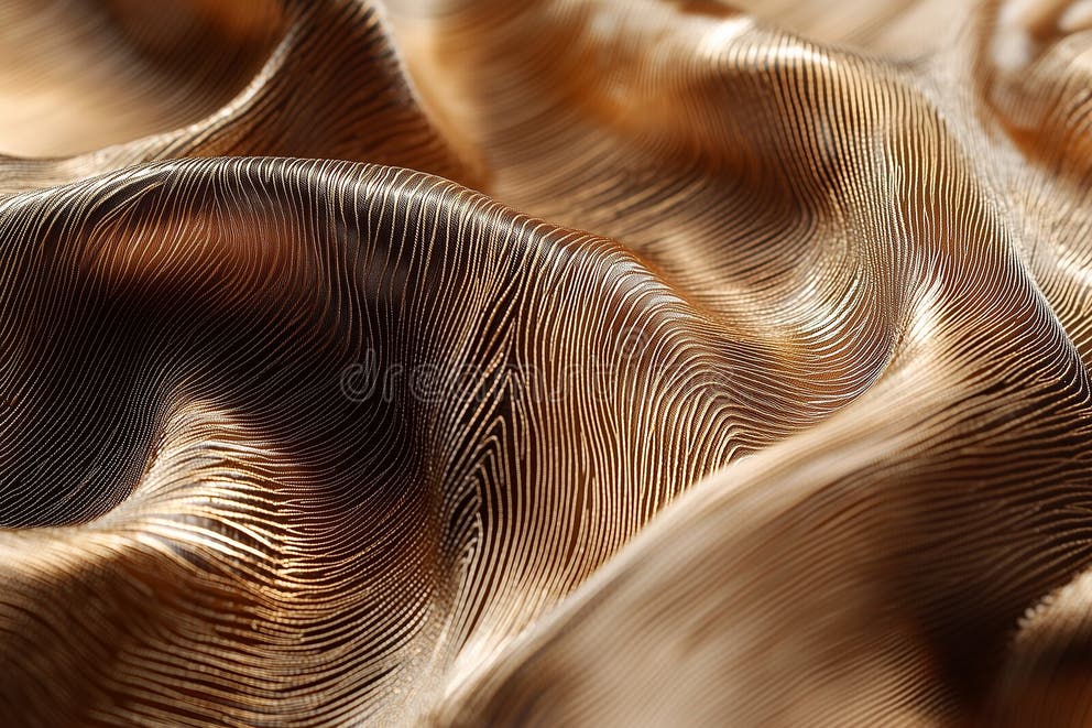 Golden Brown Fabric Texture Stock Photo - Image of colours, smooth ...