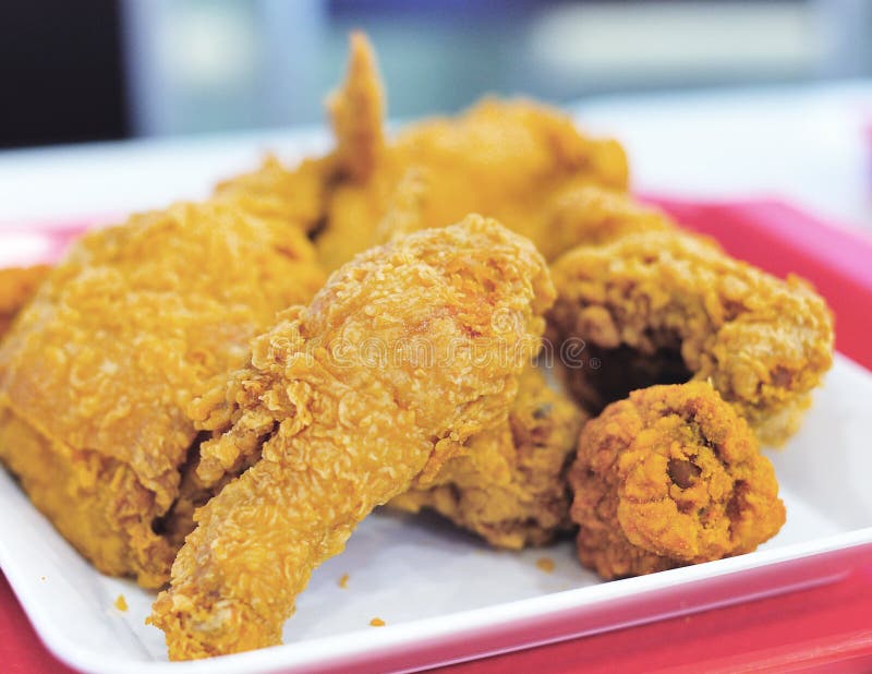 Golden brown fried chicken stock image. Image of brown - 22181847