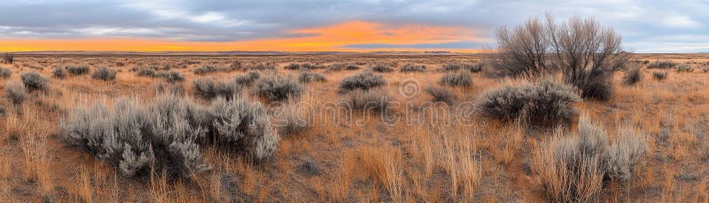 Golden Brown Grass Field Under a Cloudy Sky, Serene Landscape Golden ...