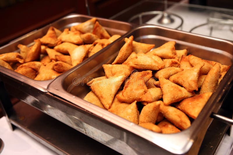 Golden Brown Samosas. Vegetable Samosas. Samosas. Vegetable. Stock ...