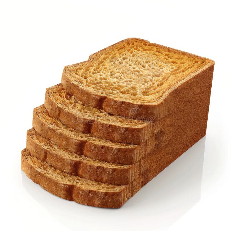 Golden Brown Slices of Toasted Bread, Perfect for Breakfast or Snack ...