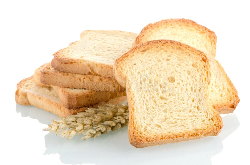Golden brown toast stock image. Image of isolated, brown - 111358253