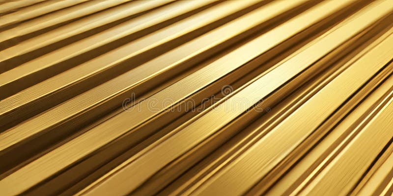 Golden Brushed Metal Background with Horizontal Linear Textures ...