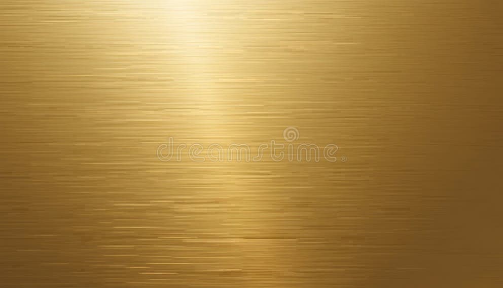 Golden Brushed Metal with Smooth, Wavy Grain and Soft Light Diffusion ...