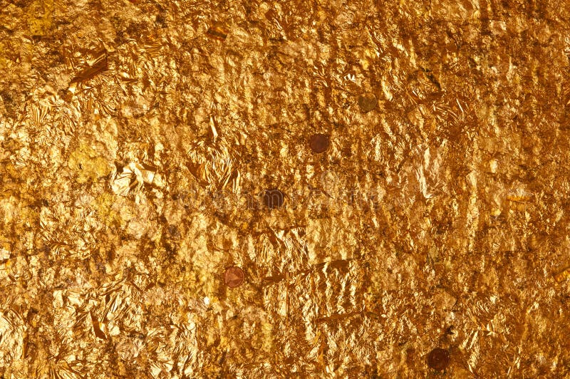 Golden Budda Texture Close Up Stock Photo - Image of holy, thai: 21721818