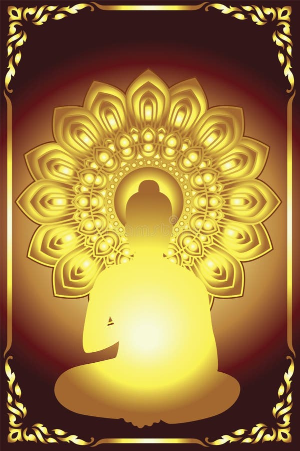 Siddhartha Gautama Enlightened Under Bodhi Tree Stock Vector ... Siddhartha Gautama Enlightened Under Bodhi Tree Stock Vector ...