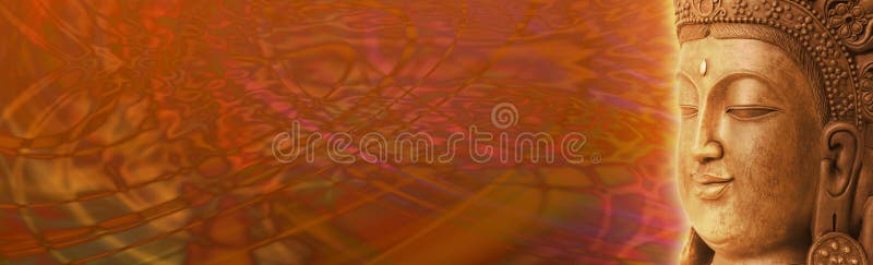 Golden Buddha Website Header Stock Image - Image of dream, glow: 41798827