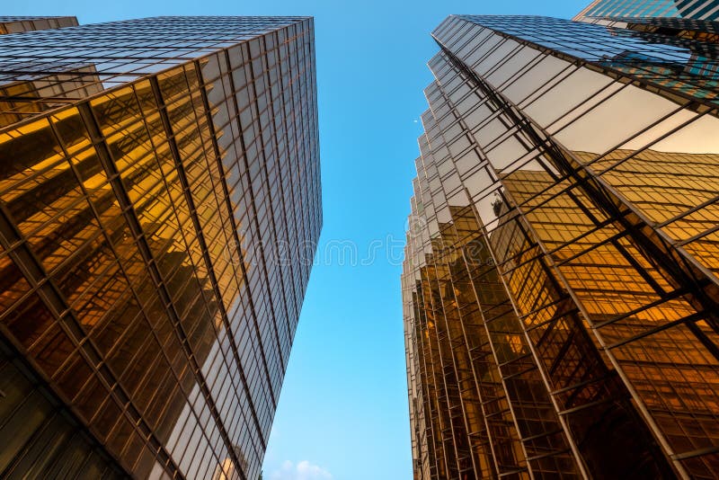 Golden building stock image. Image of city, industrial - 3106919